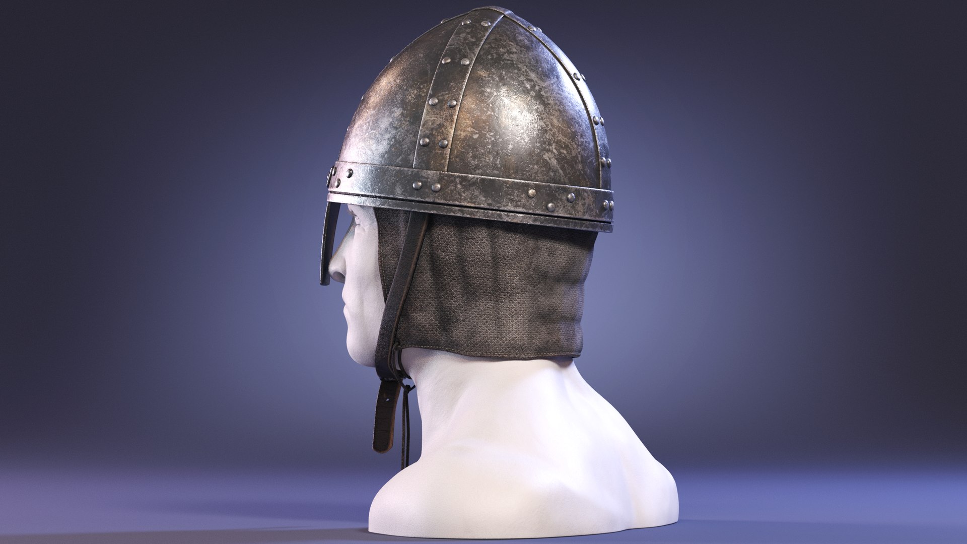 Saxon Helmet 3d Model