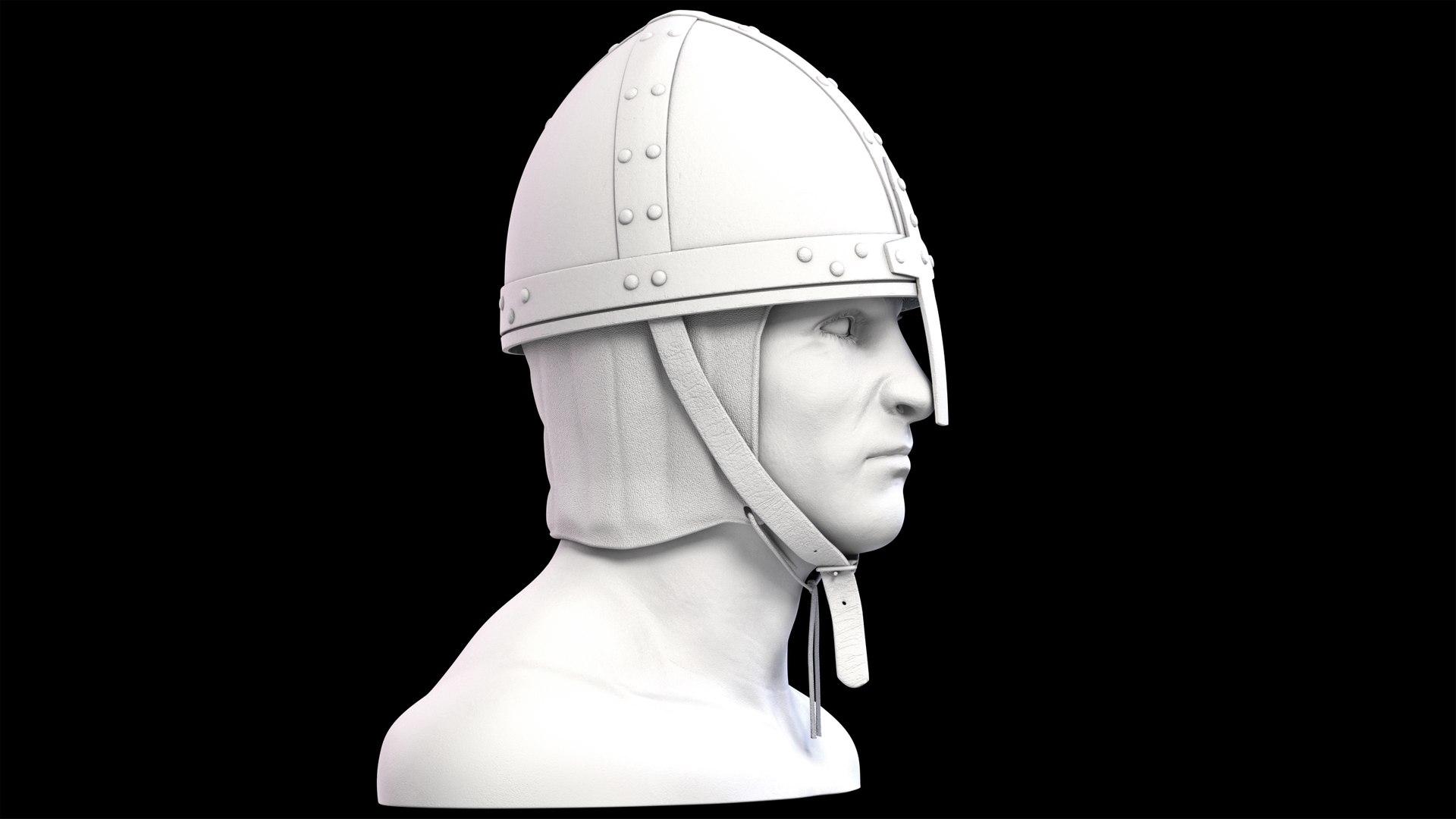 Saxon Helmet 3d Model