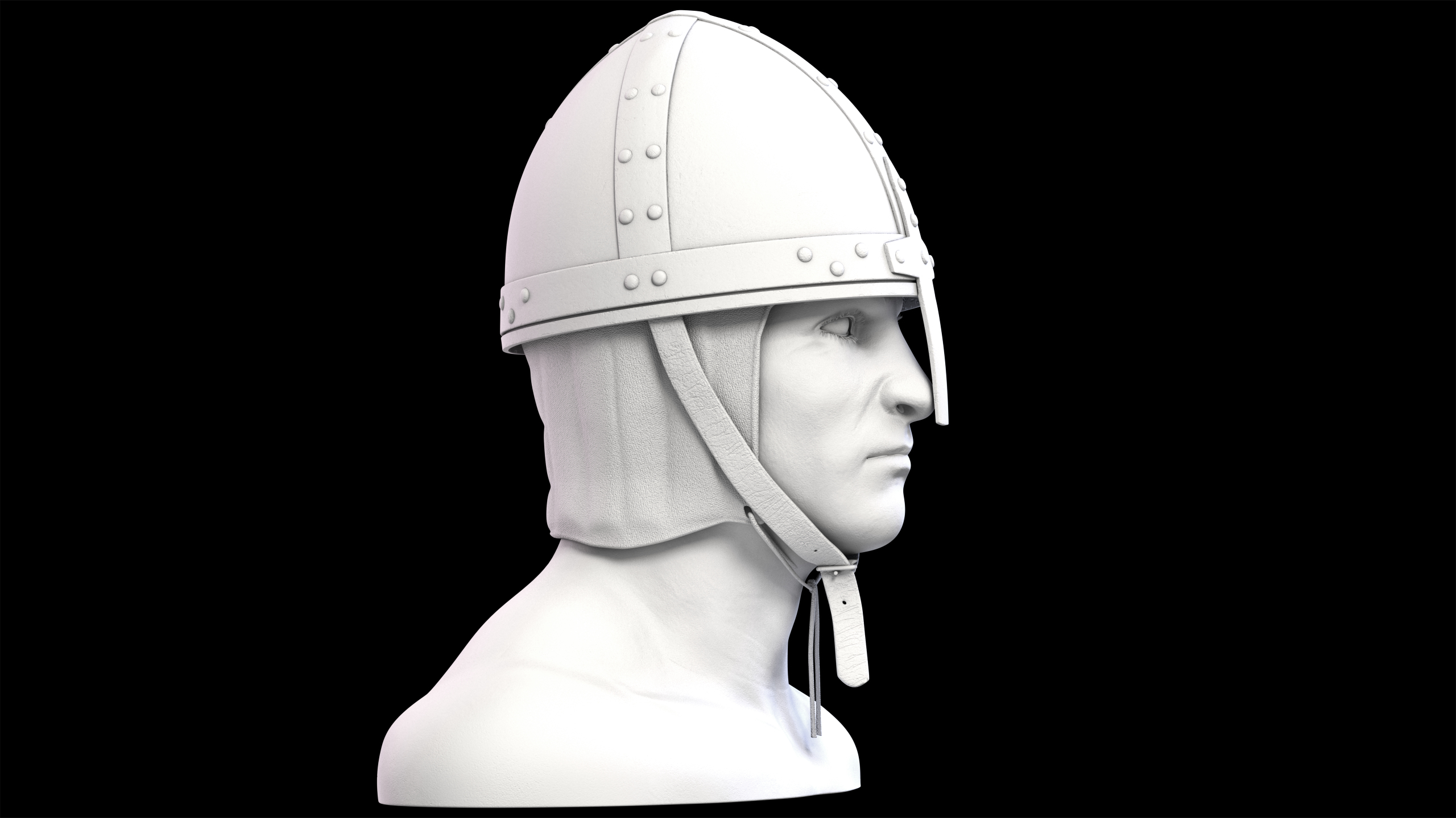 saxon helmet 3d model