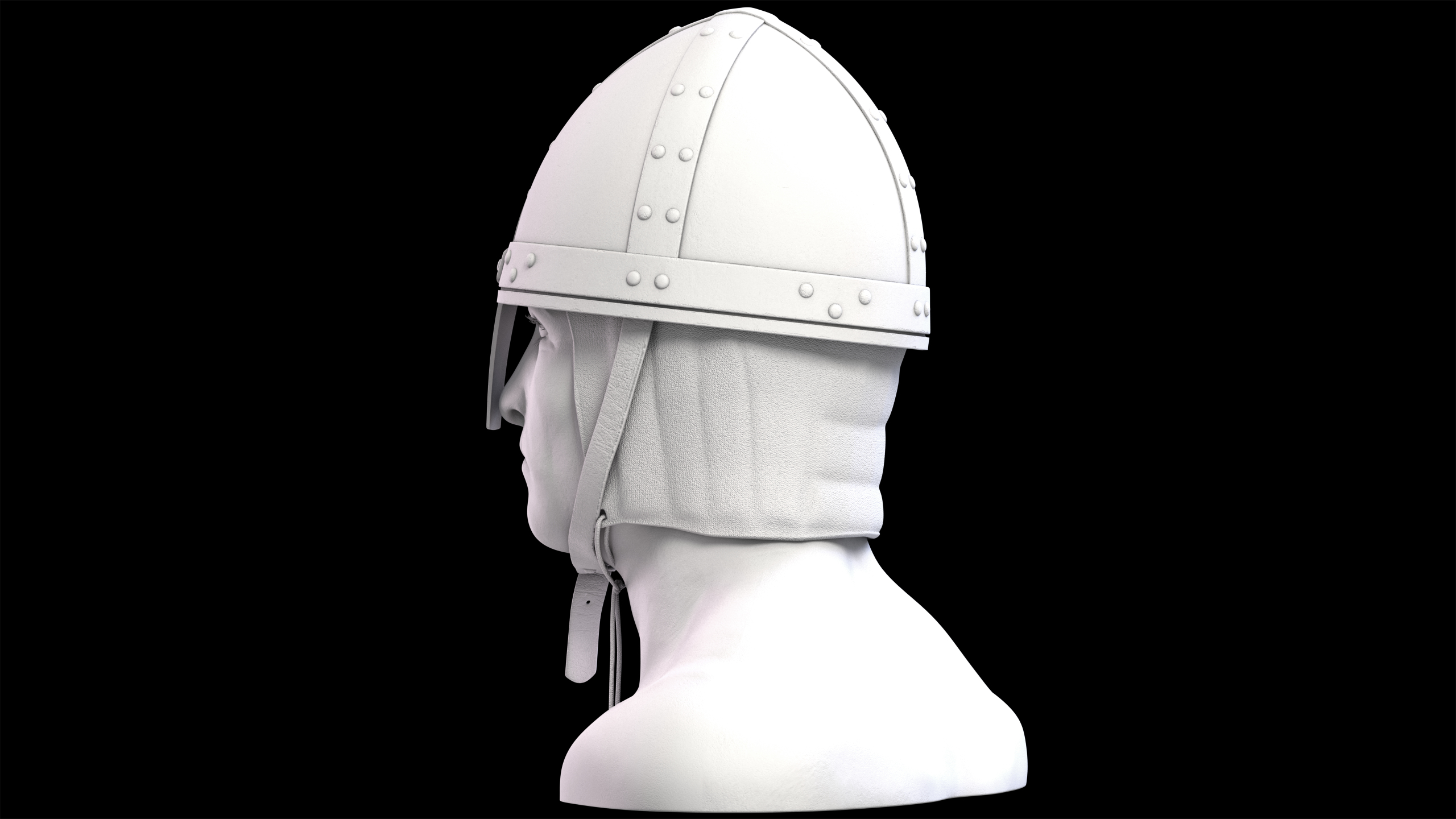 saxon helmet 3d model