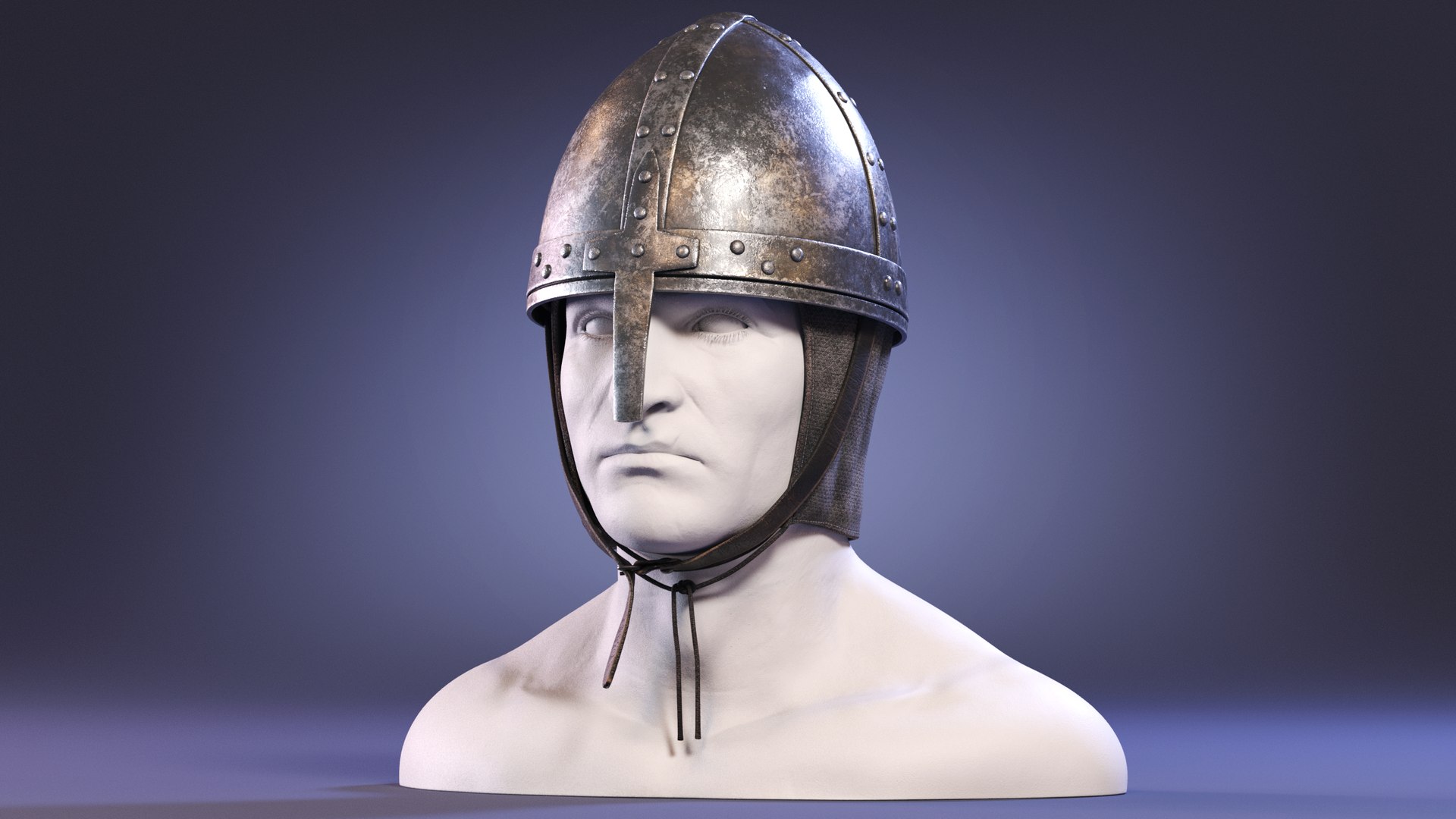 Saxon Helmet 3d Model