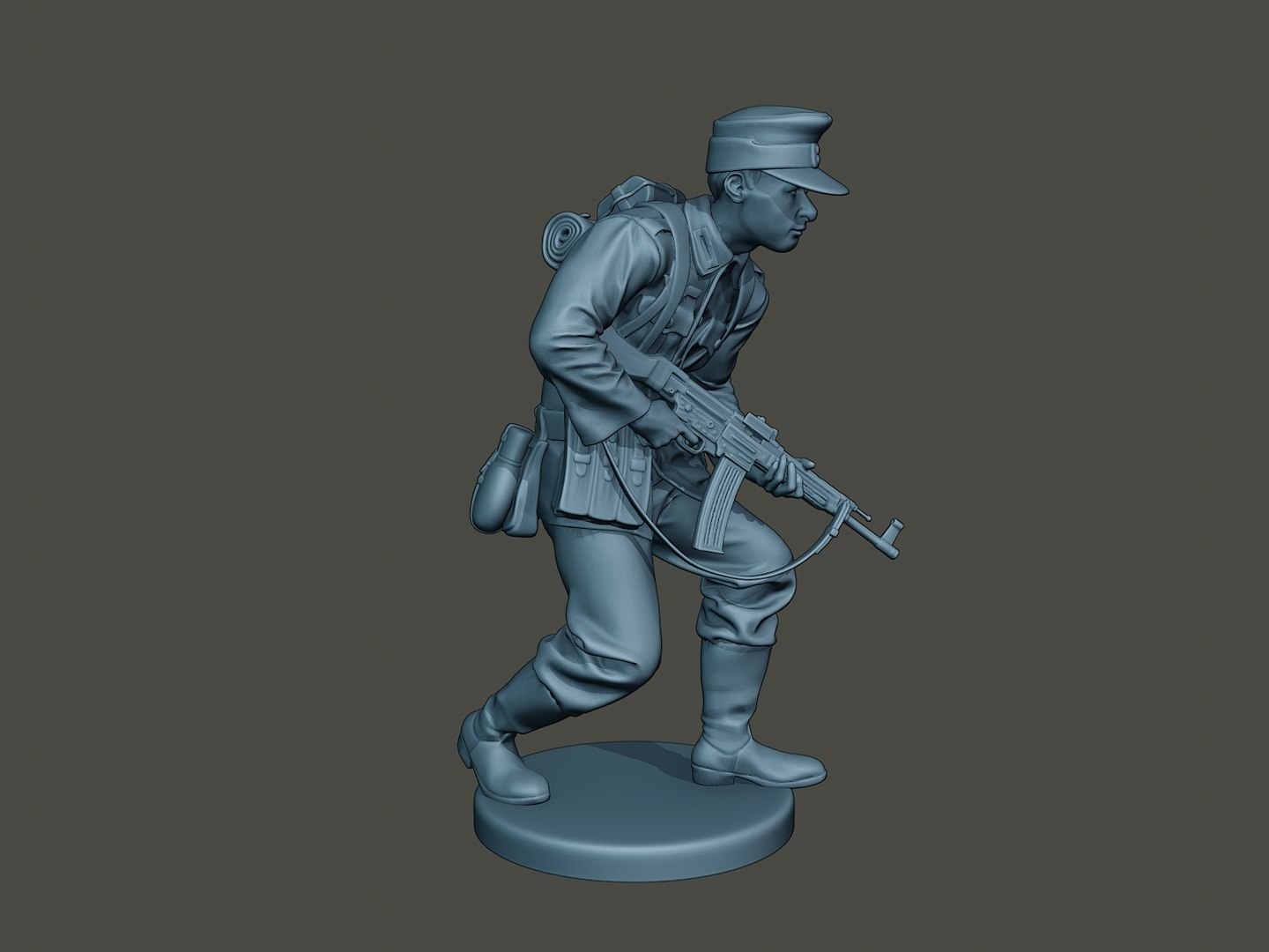 German Soldier Ww2 Action Model - TurboSquid 1497646