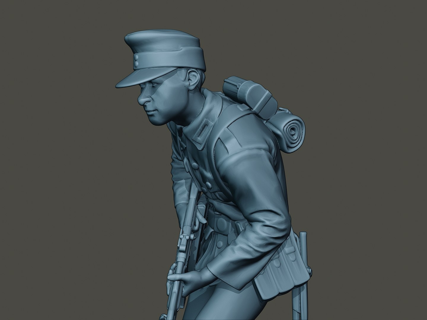 German Soldier Ww2 Action Model - TurboSquid 1497646