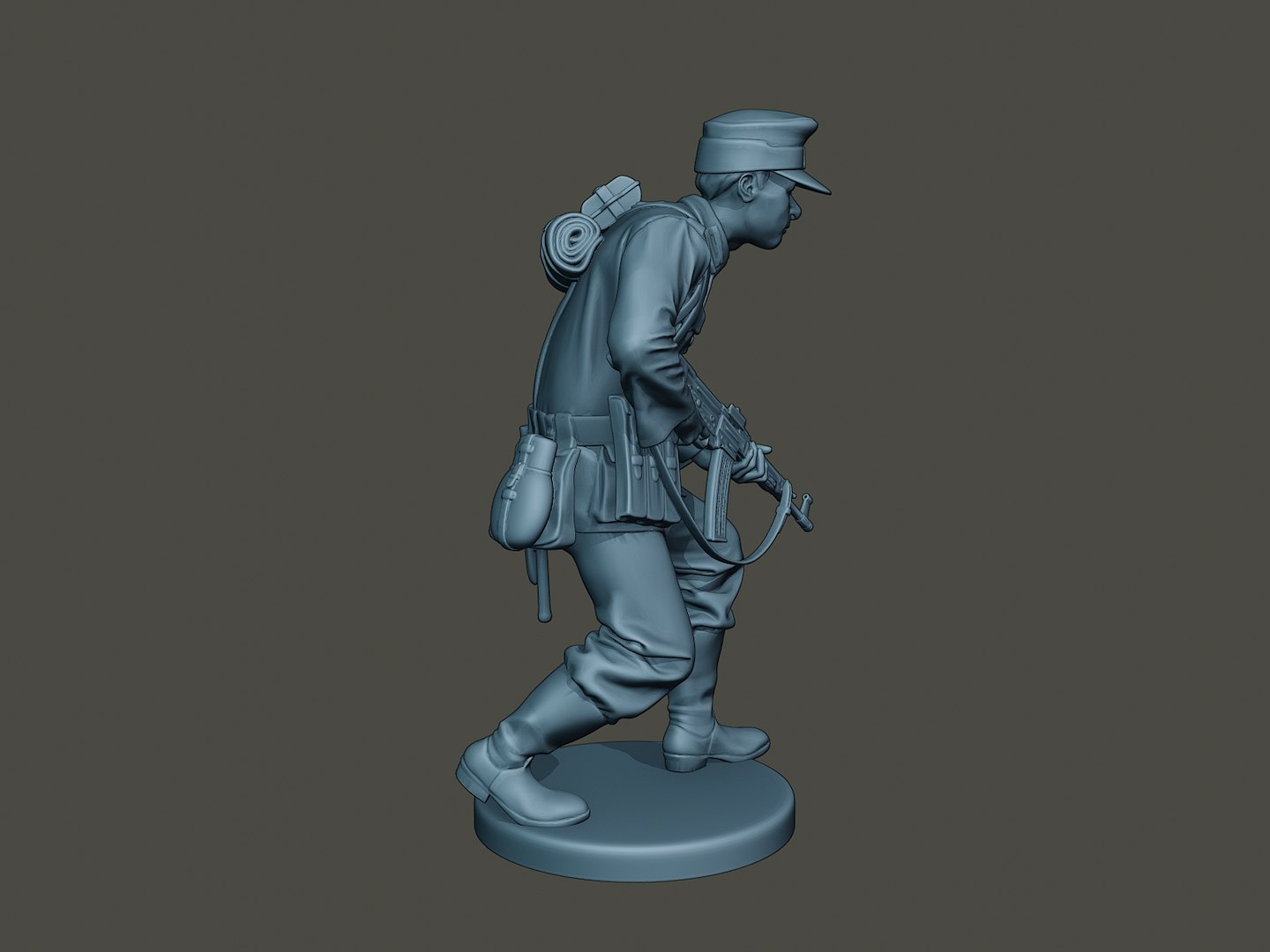 German Soldier Ww2 Action Model - TurboSquid 1497646