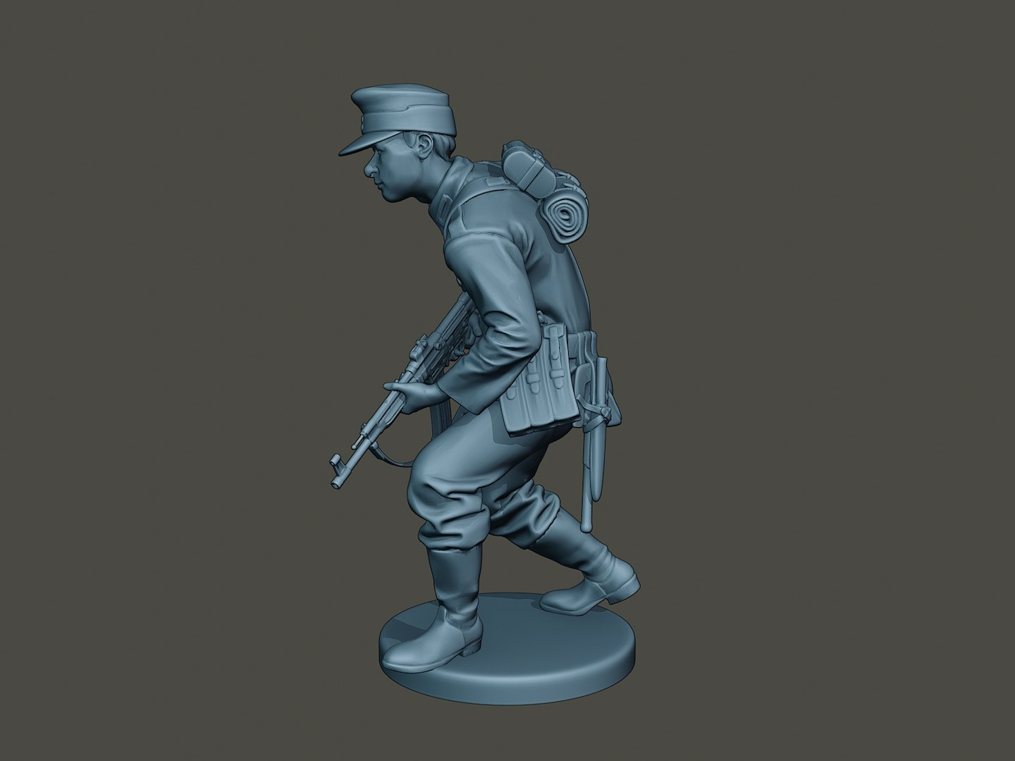 German Soldier Ww2 Action Model - TurboSquid 1497646