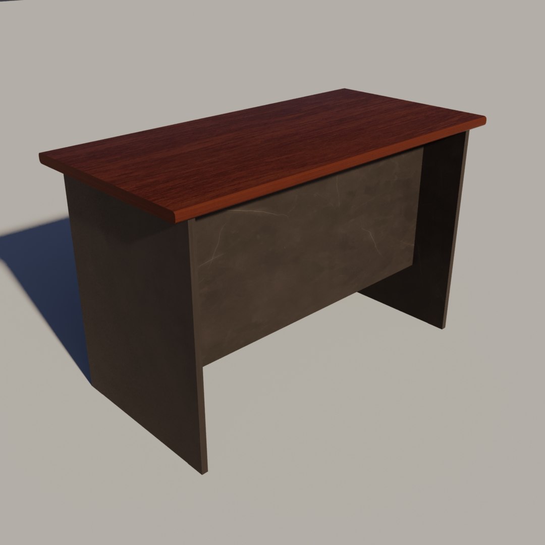 3D Low-Poly Office Furniture Work Table Model - TurboSquid 2379225