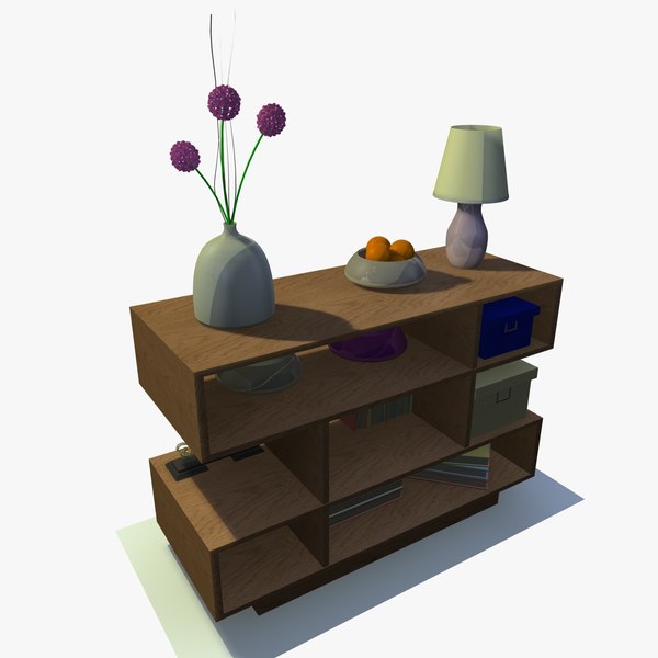 3d model cabinet decor