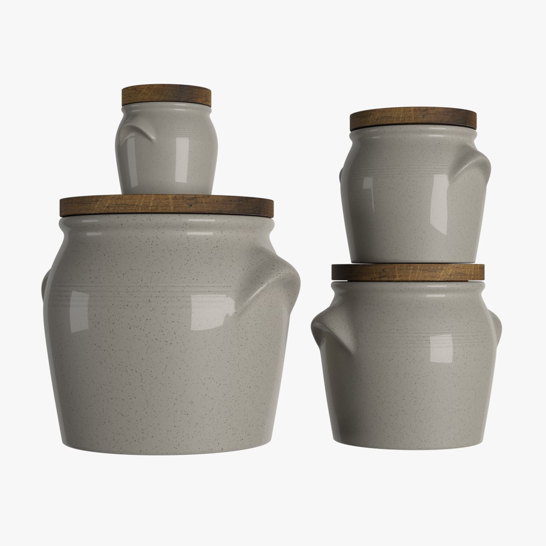 Salt Pots 3D - TurboSquid 1983894