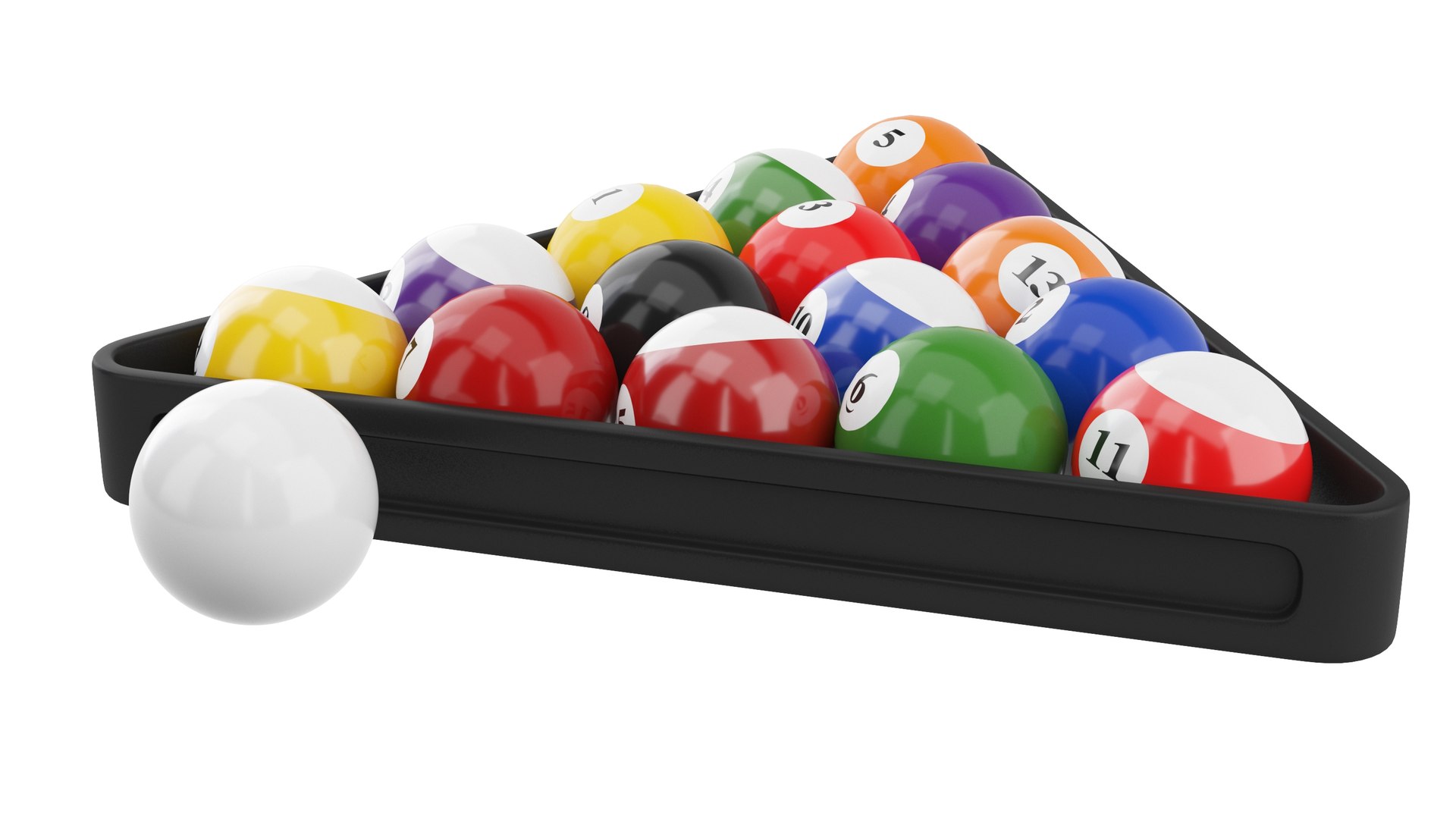 3D Model Pool Balls - TurboSquid 2001436