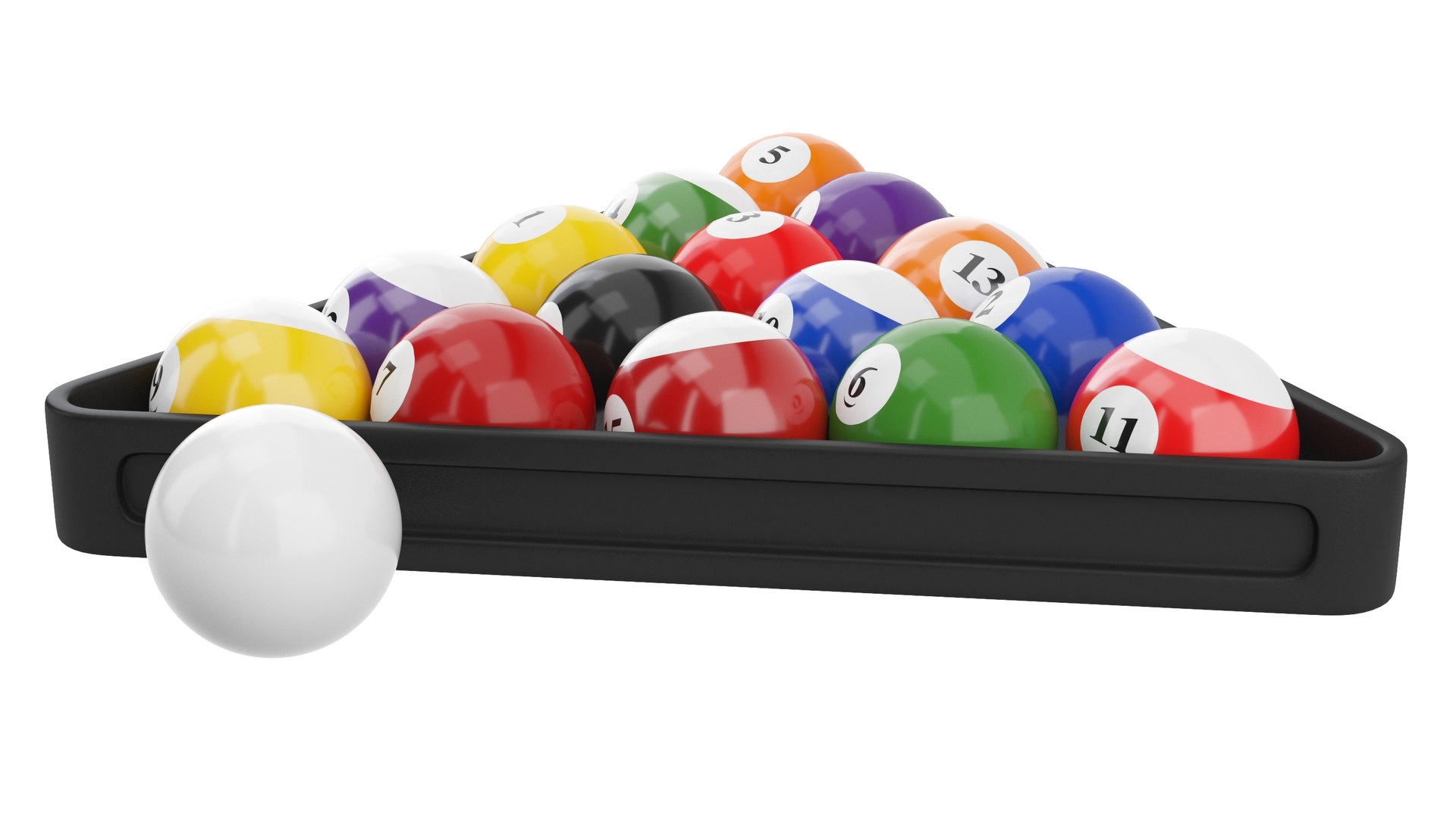 3D Model Pool Balls - TurboSquid 2001436