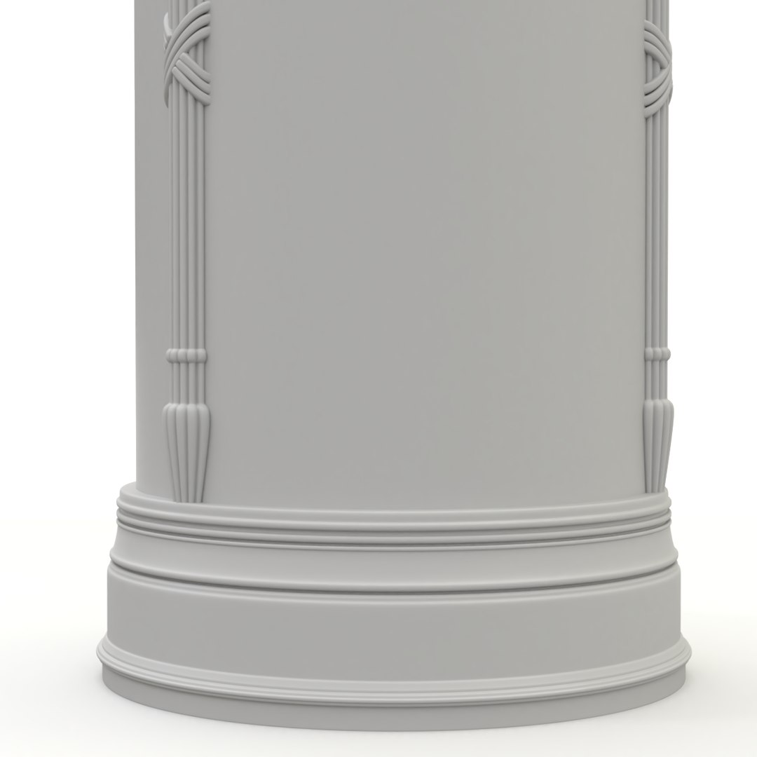 Advertising column model - TurboSquid 1392958