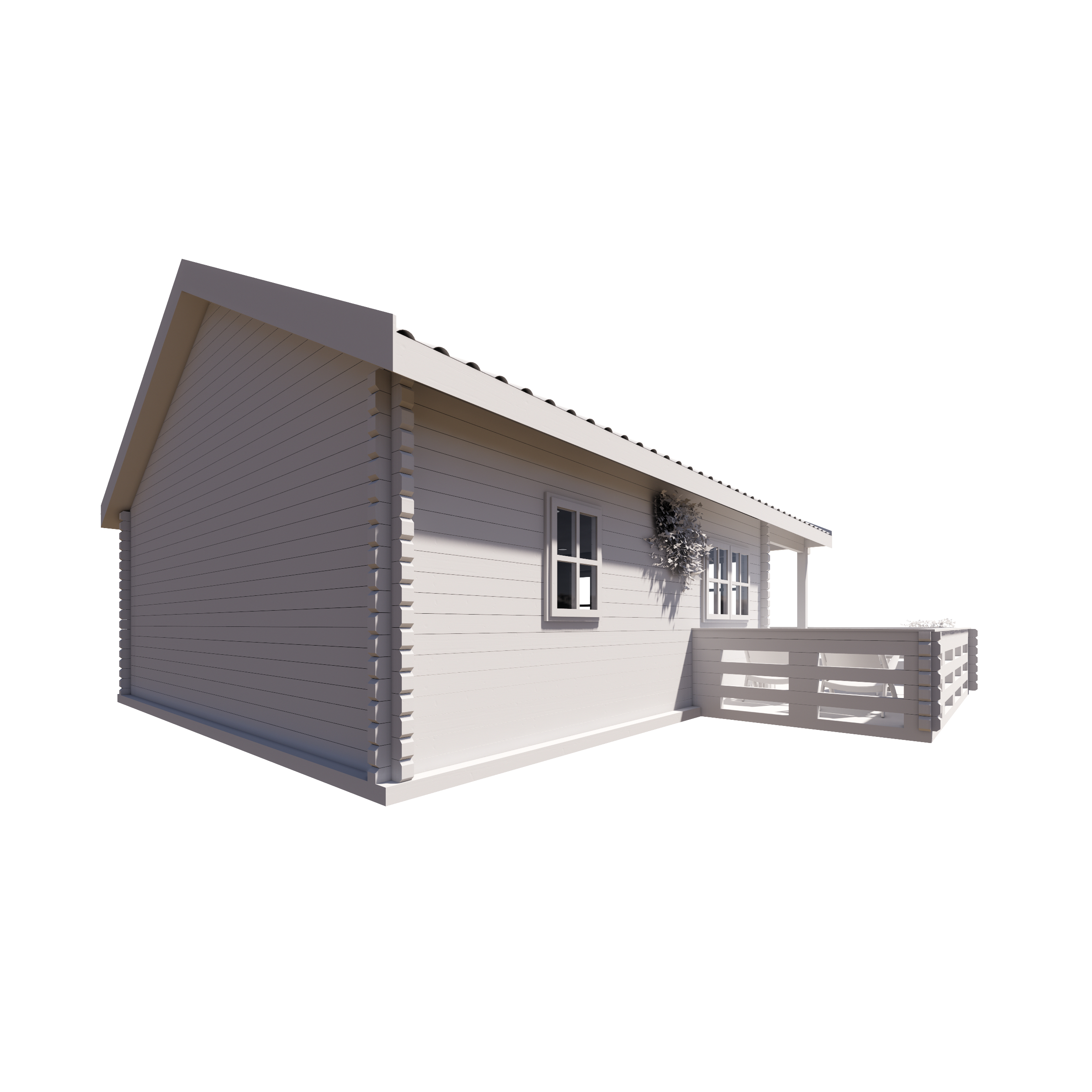 modelo 3d Cabaña de madera - modelo Revit - TurboSquid 1496623
