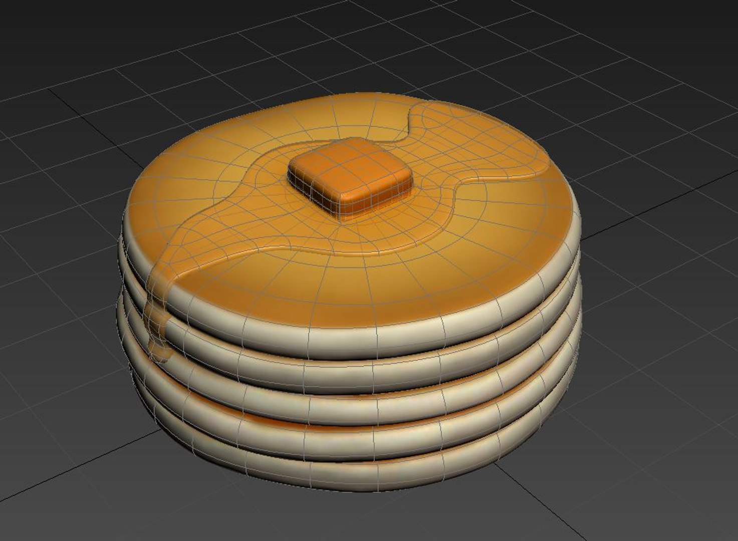 3D Pancake Model - TurboSquid 1302291