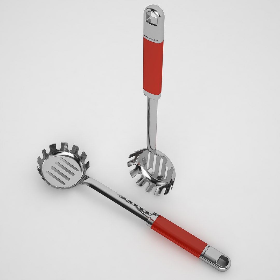 3d model kitchen spaghetti spoon