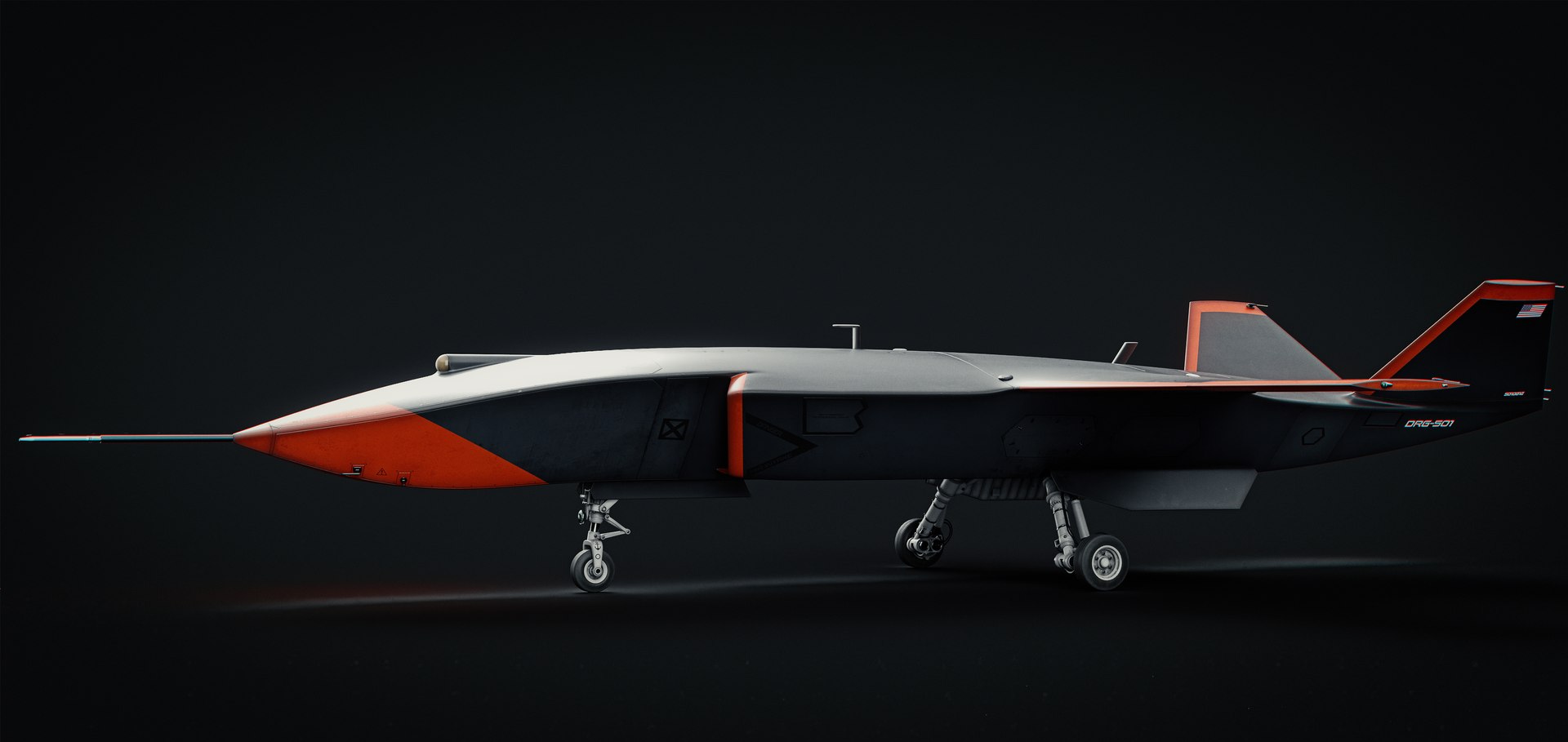 3D Boeing MQ-28 Ghost Bat Drone - TurboSquid 2043116