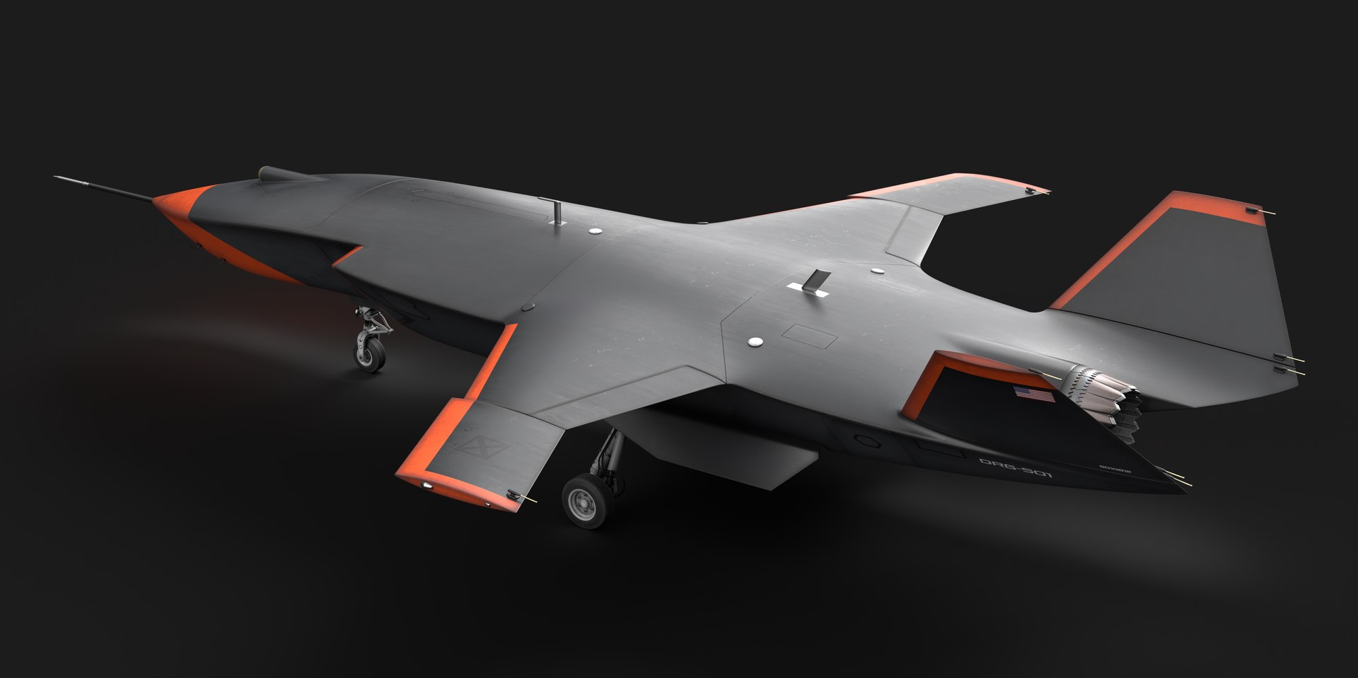 3D Boeing MQ-28 Ghost Bat Drone - TurboSquid 2043116