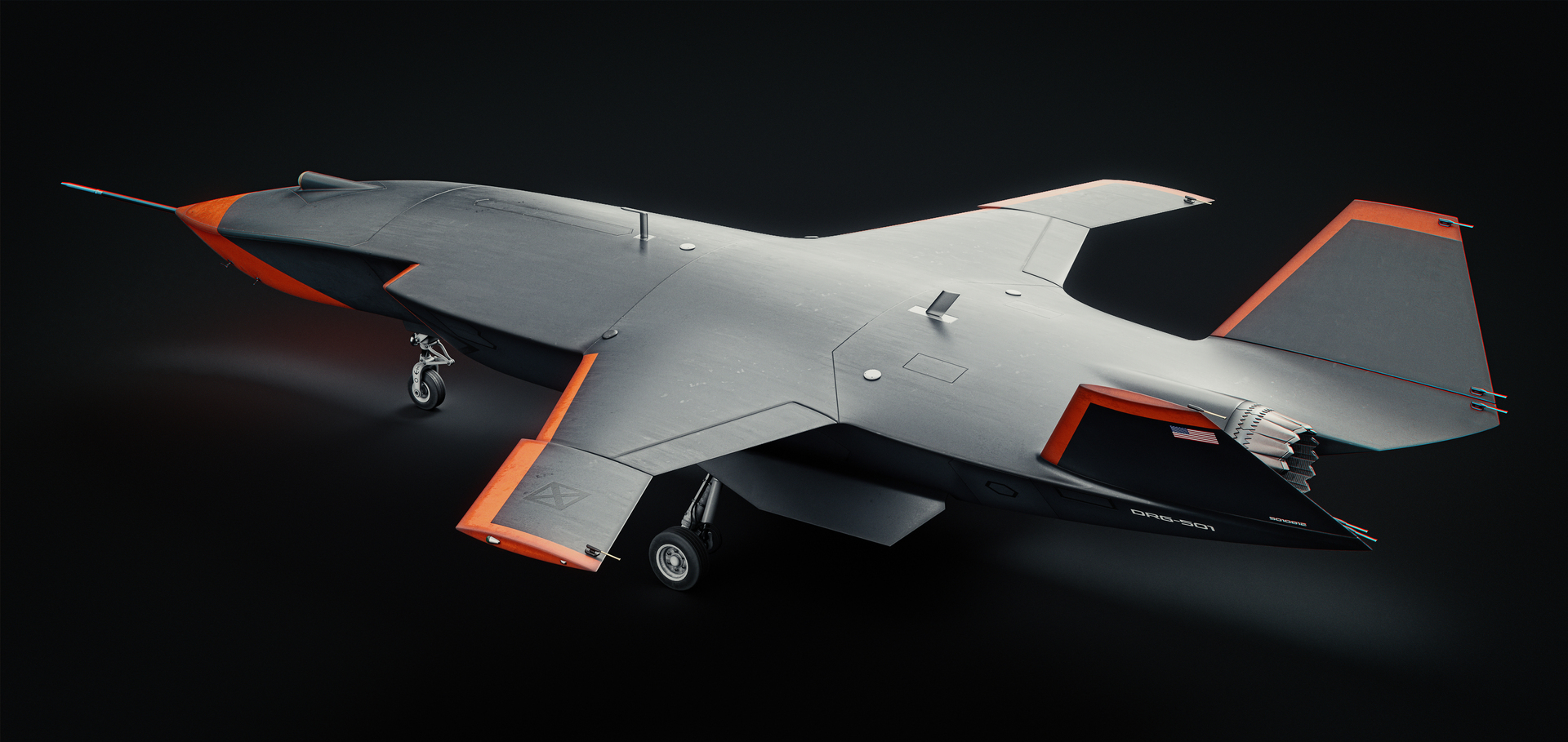 Dron Boeing MQ-28 Ghost Bat Model 3D - TurboSquid 2043116