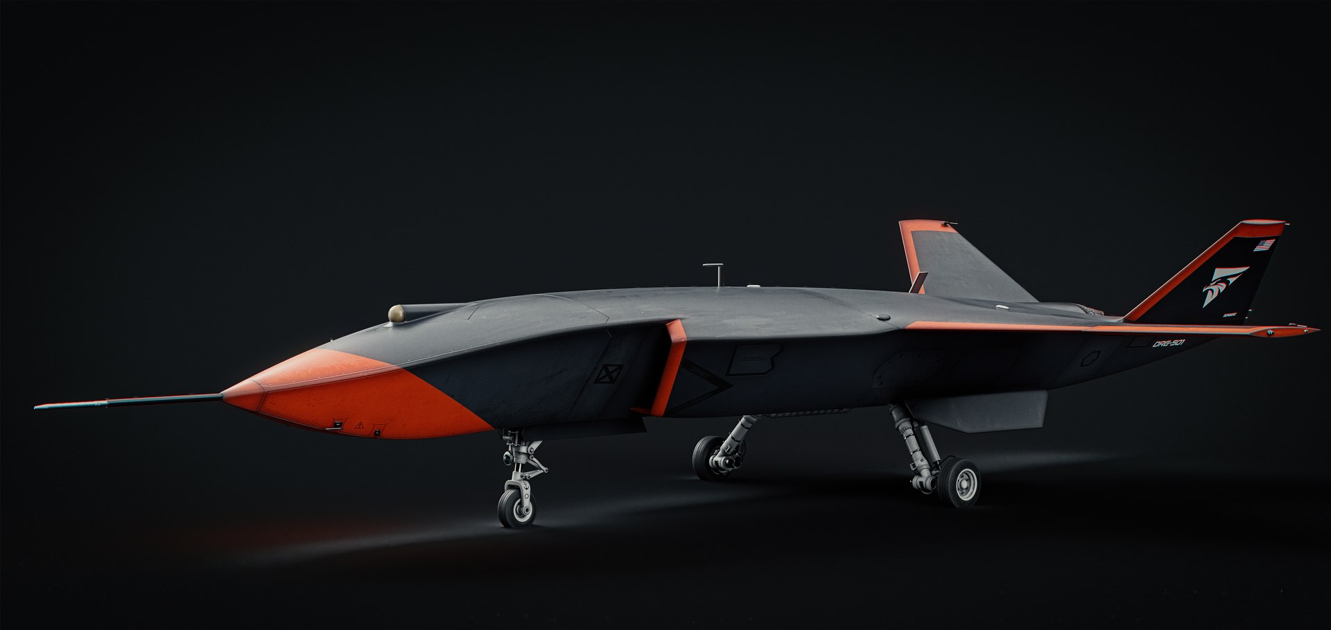 3D Boeing MQ-28 Ghost Bat Drone - TurboSquid 2043116