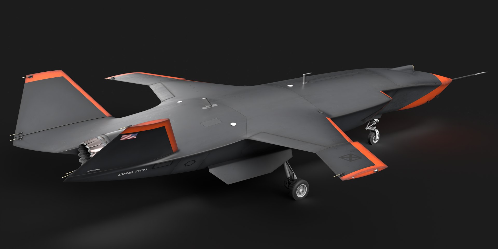 3D Boeing MQ-28 Ghost Bat Drone - TurboSquid 2043116
