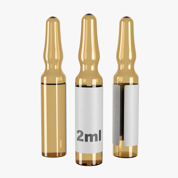 3D ampoule 2ml model - TurboSquid 1525367