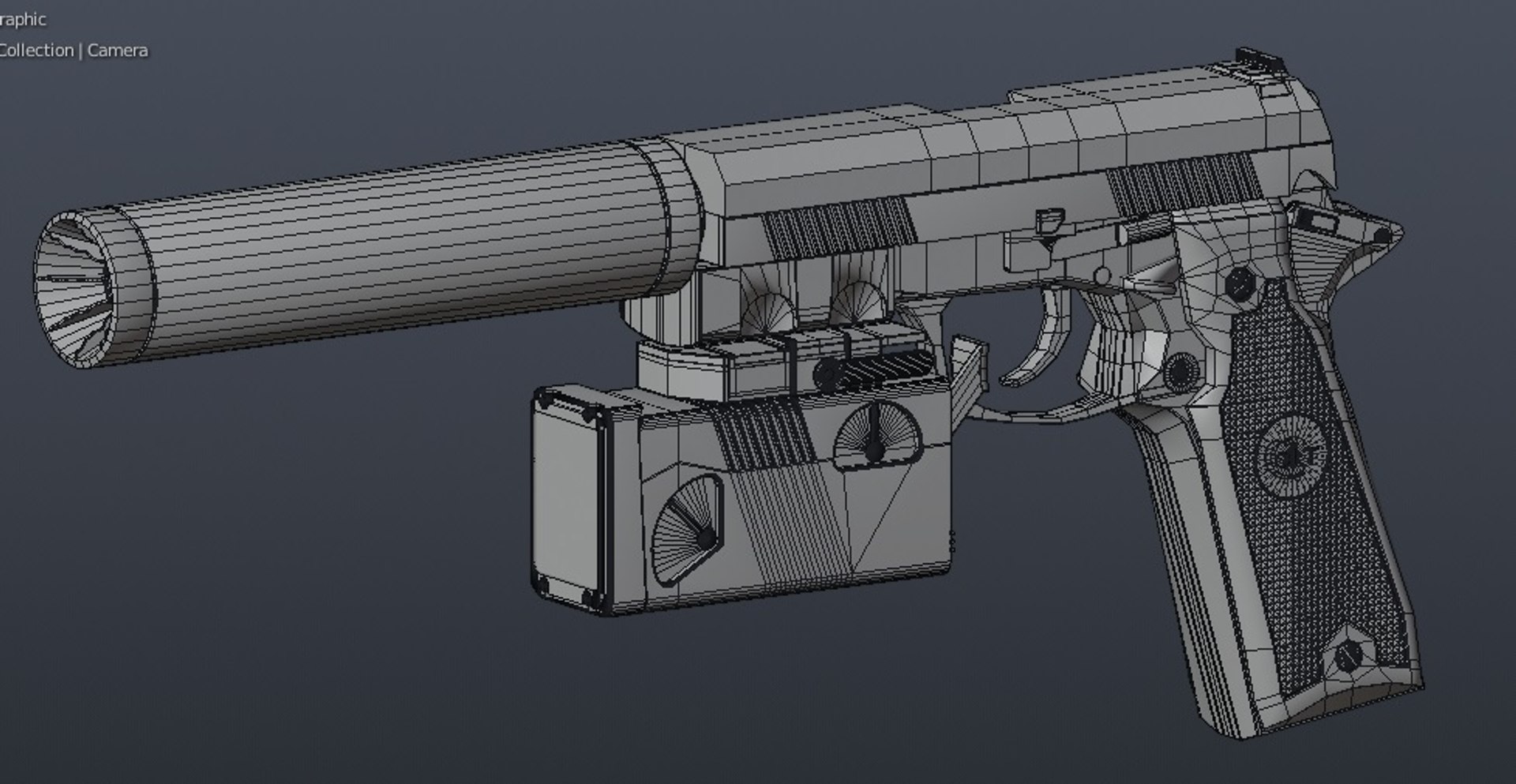 3D Ohws Pistol Colt - TurboSquid 1533361