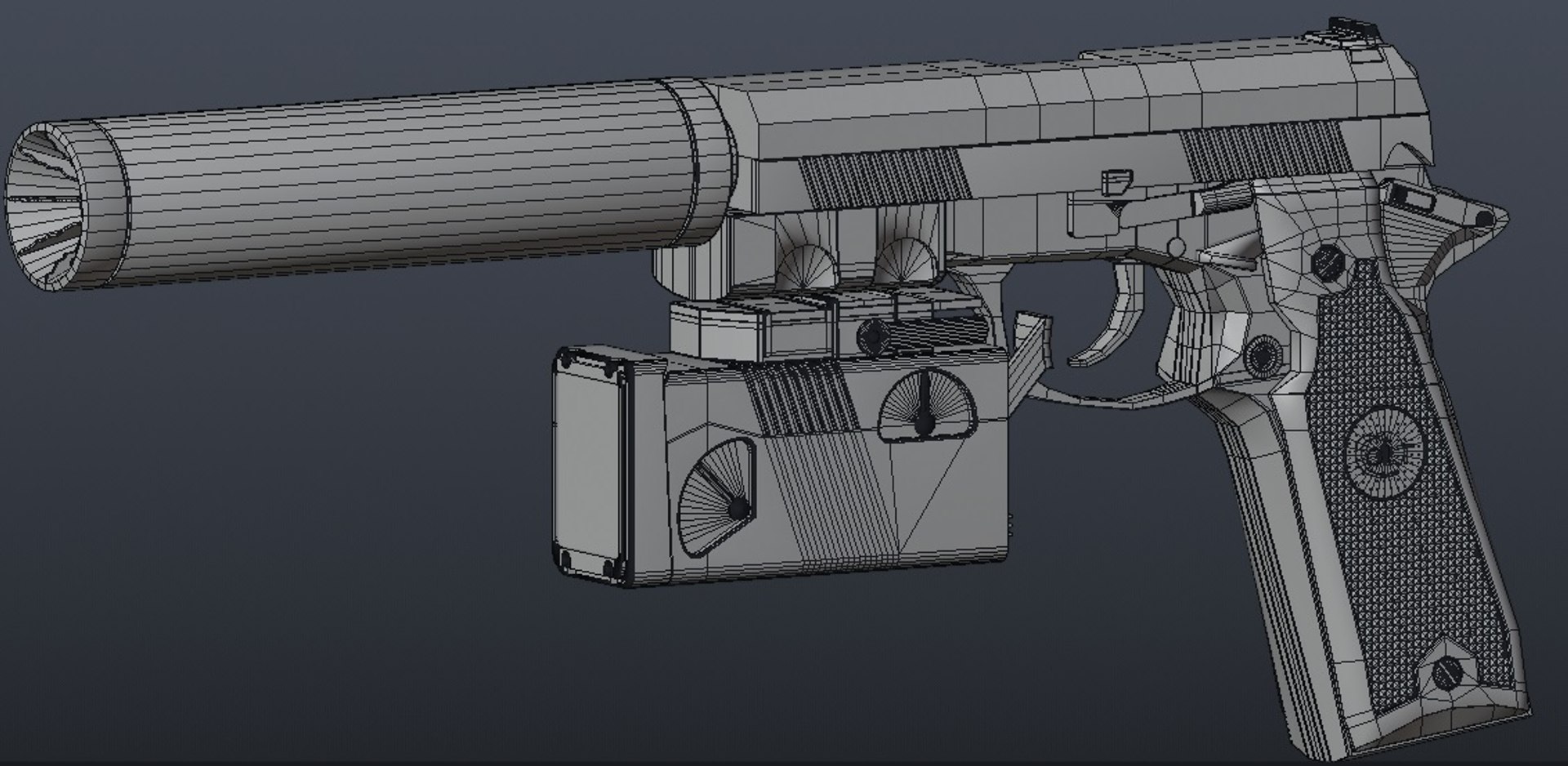 3D Ohws Pistol Colt - TurboSquid 1533361