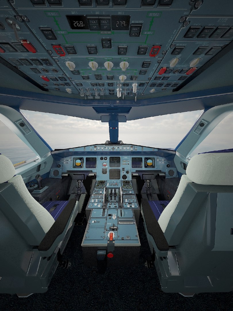 3d Model Airbus Detailization