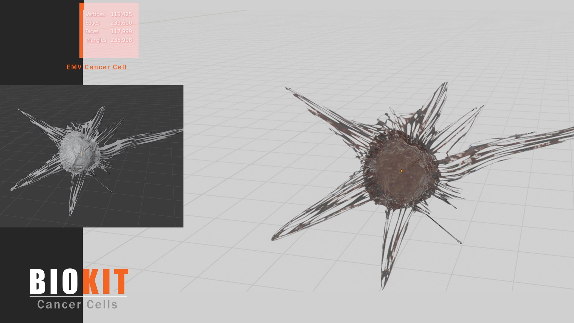 Cancer Cells Biokit 3D Model - TurboSquid 1689835