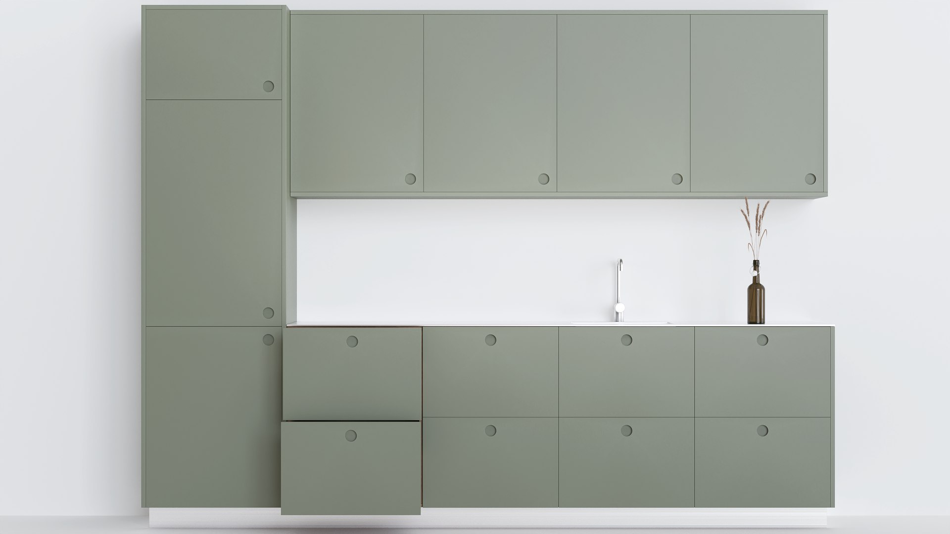 CPH Reform Basis Painted Kitchen 3D Model - TurboSquid 2073137