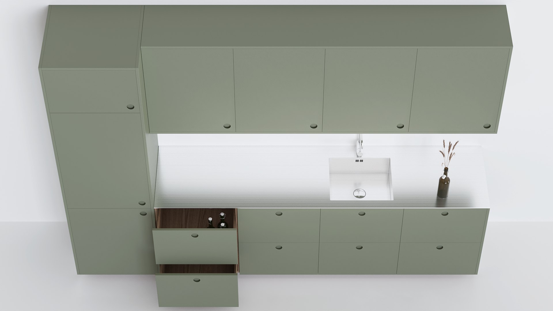 CPH Reform Basis Painted Kitchen 3D Model - TurboSquid 2073137