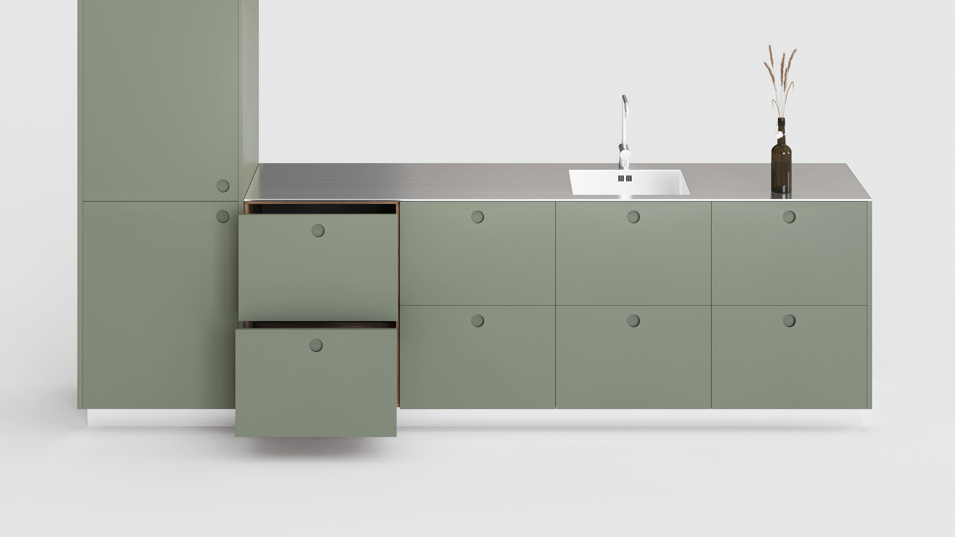 CPH Reform Basis Painted Kitchen 3D Model - TurboSquid 2073137