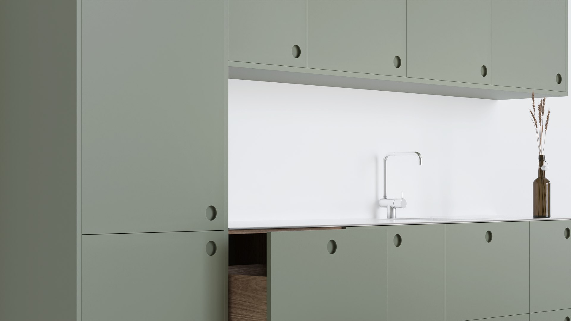 CPH Reform Basis Painted Kitchen 3D Model - TurboSquid 2073137