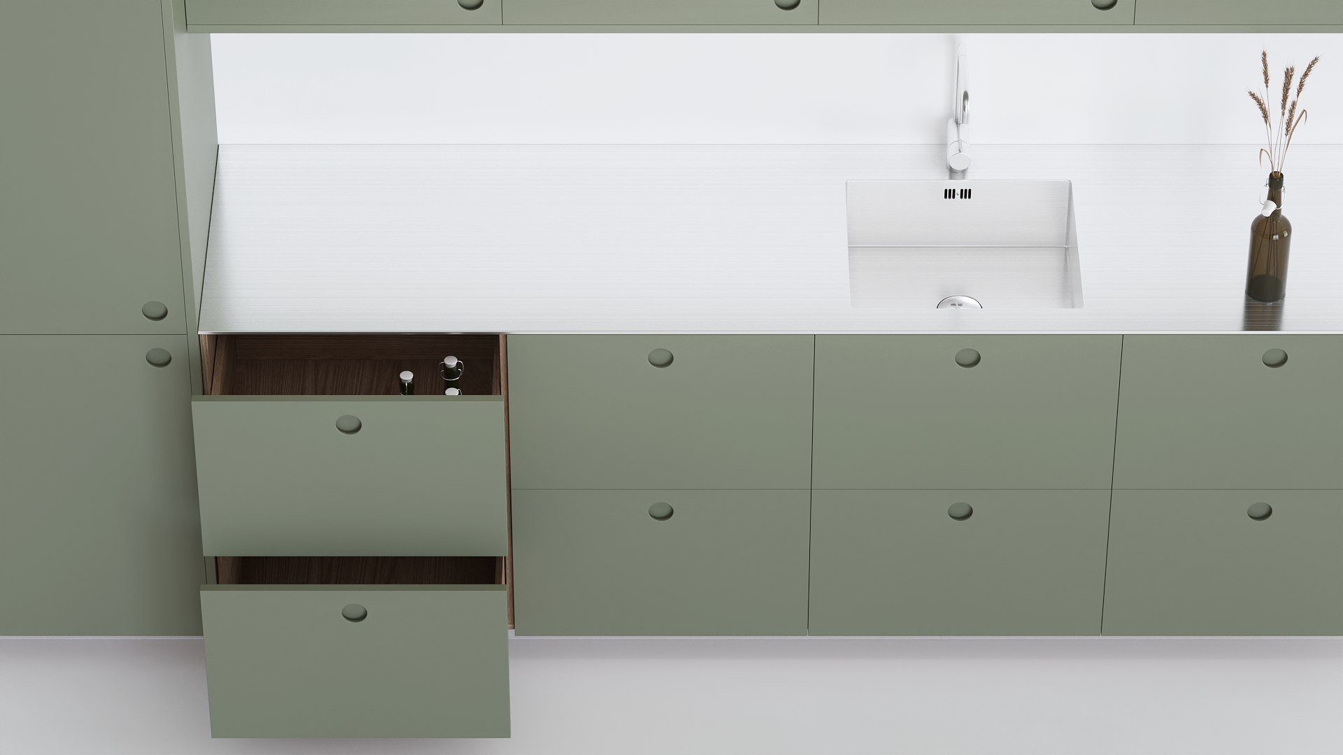 CPH Reform Basis Painted Kitchen 3D Model - TurboSquid 2073137