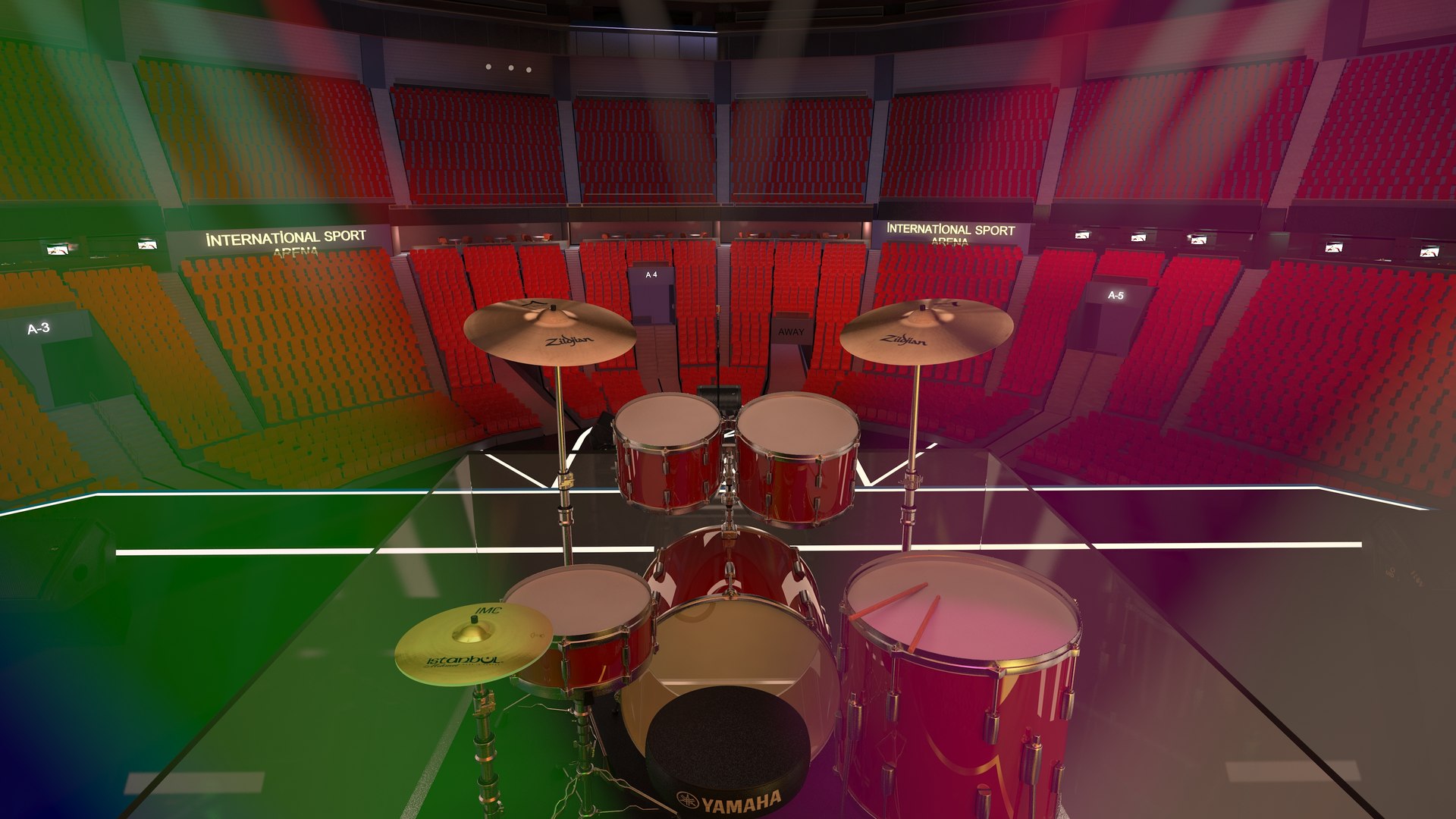 3D Model 3D Concert Arena - TurboSquid 1860224