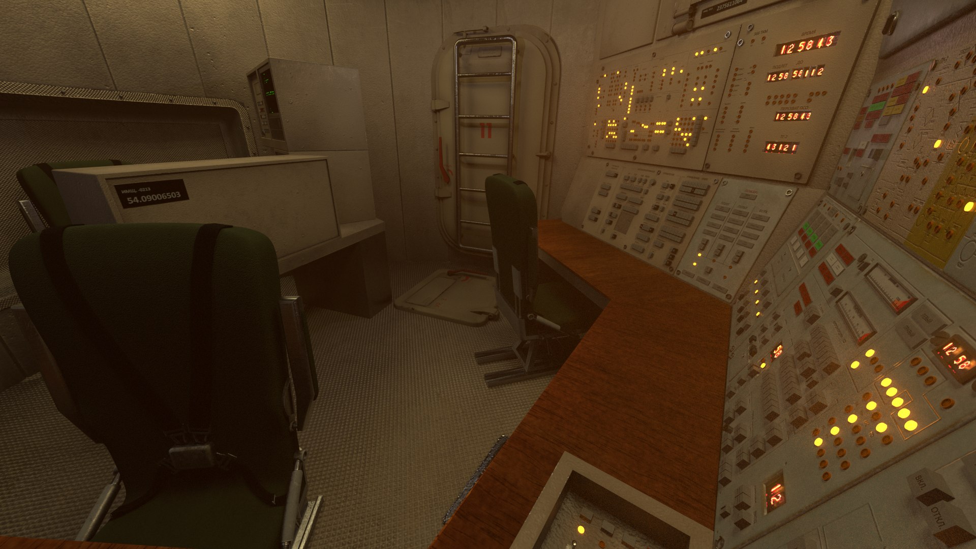 3D Ballistic Missile Launch Control Center Model - TurboSquid 1847951