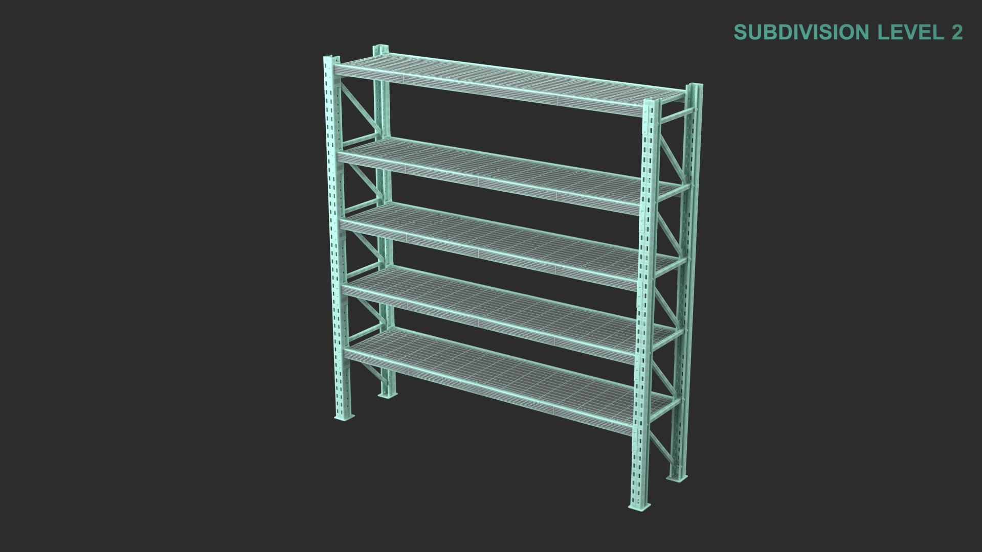 3D Warehouse Shelf Model - TurboSquid 2189615