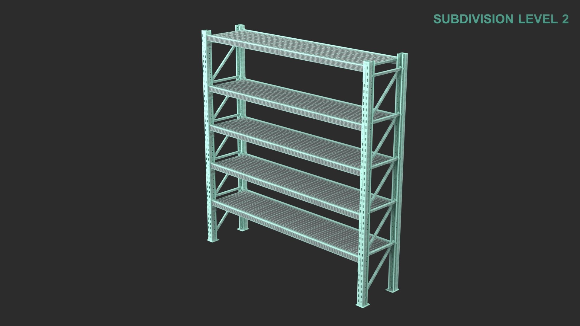 3D Warehouse Shelf Model - TurboSquid 2189615