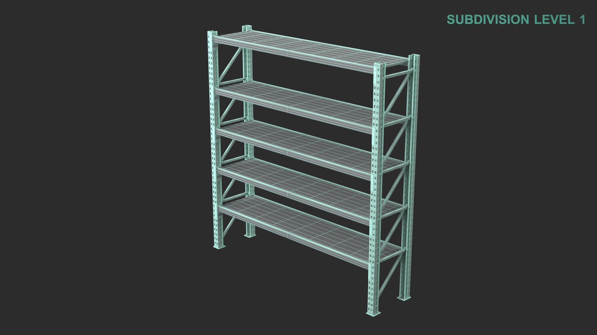 3D Warehouse Shelf Model - TurboSquid 2189615