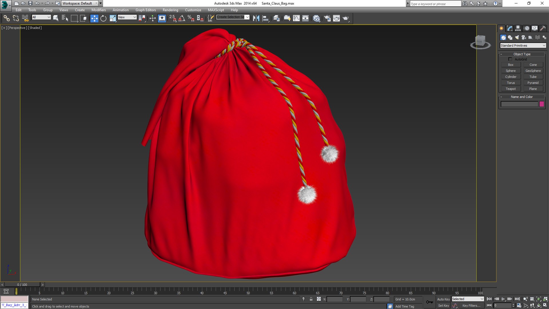 3D Santa Claus Bag Model - TurboSquid 2201884
