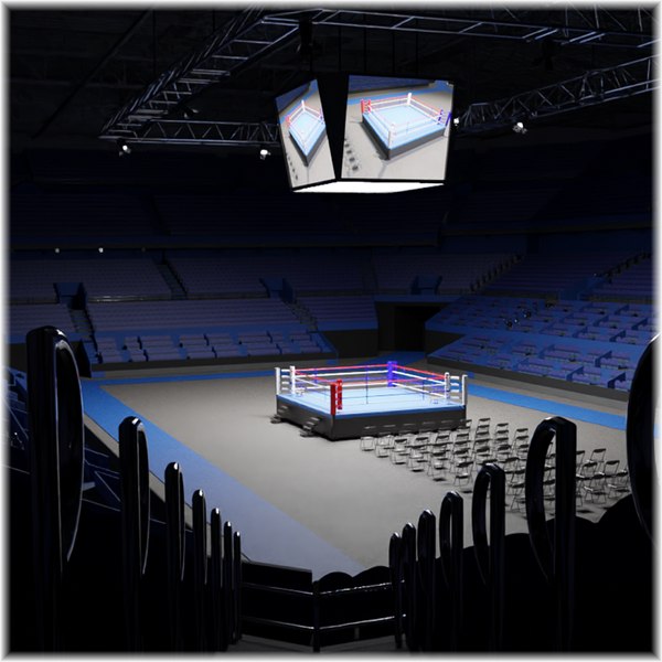 modelo 3d Arena de boxeo - TurboSquid 2205363