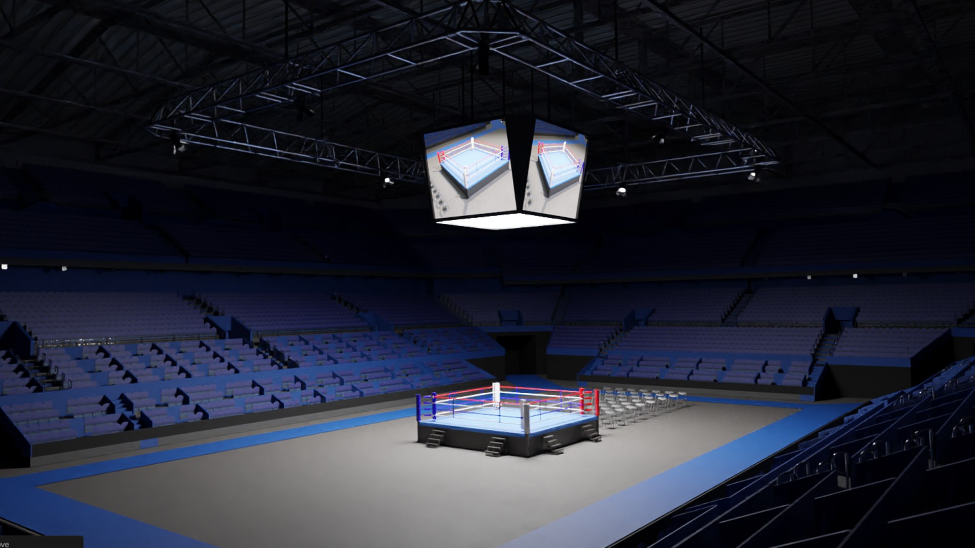 3D Boxing Arena - TurboSquid 2205363