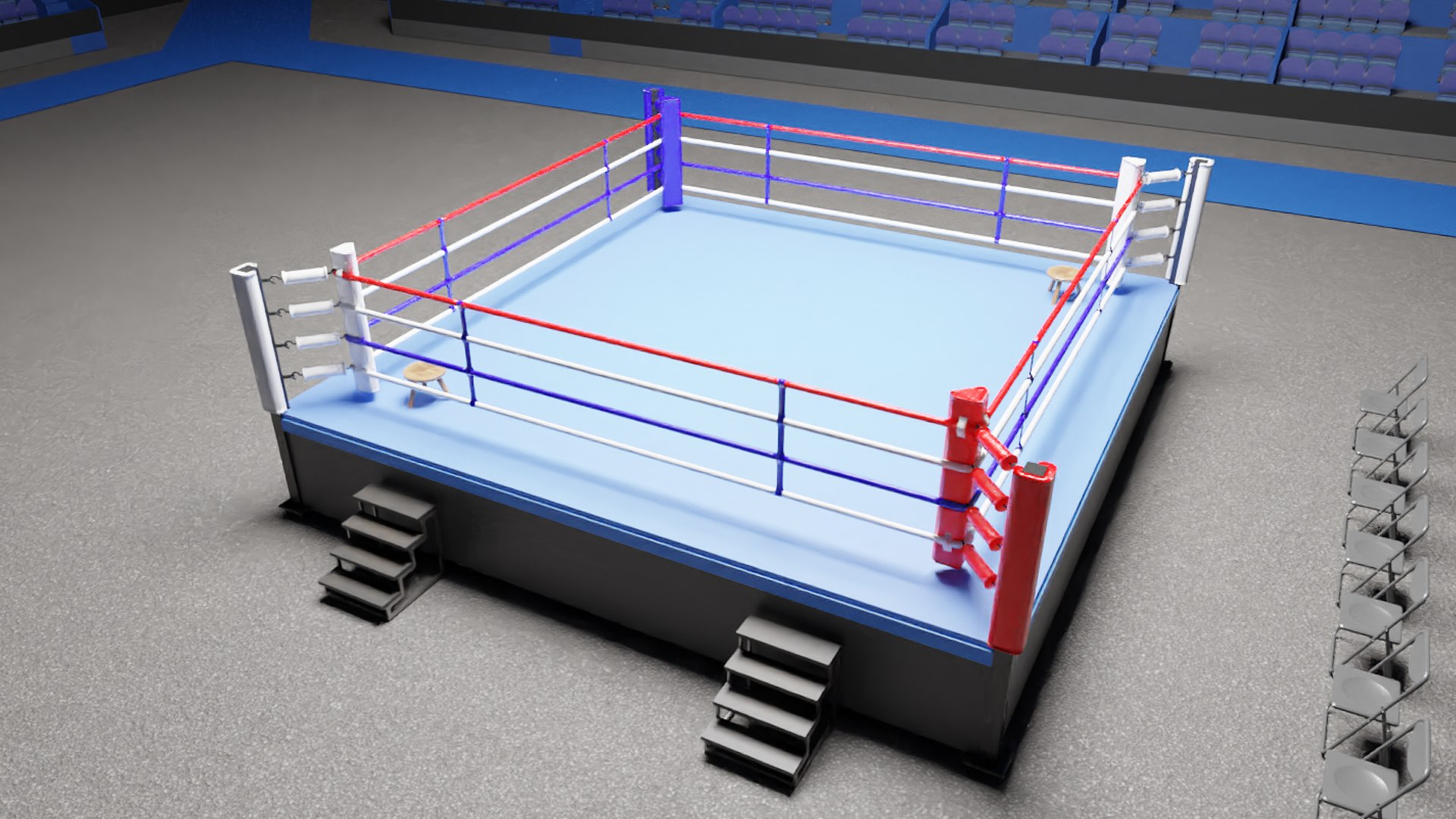 3D Boxing Arena - TurboSquid 2205363
