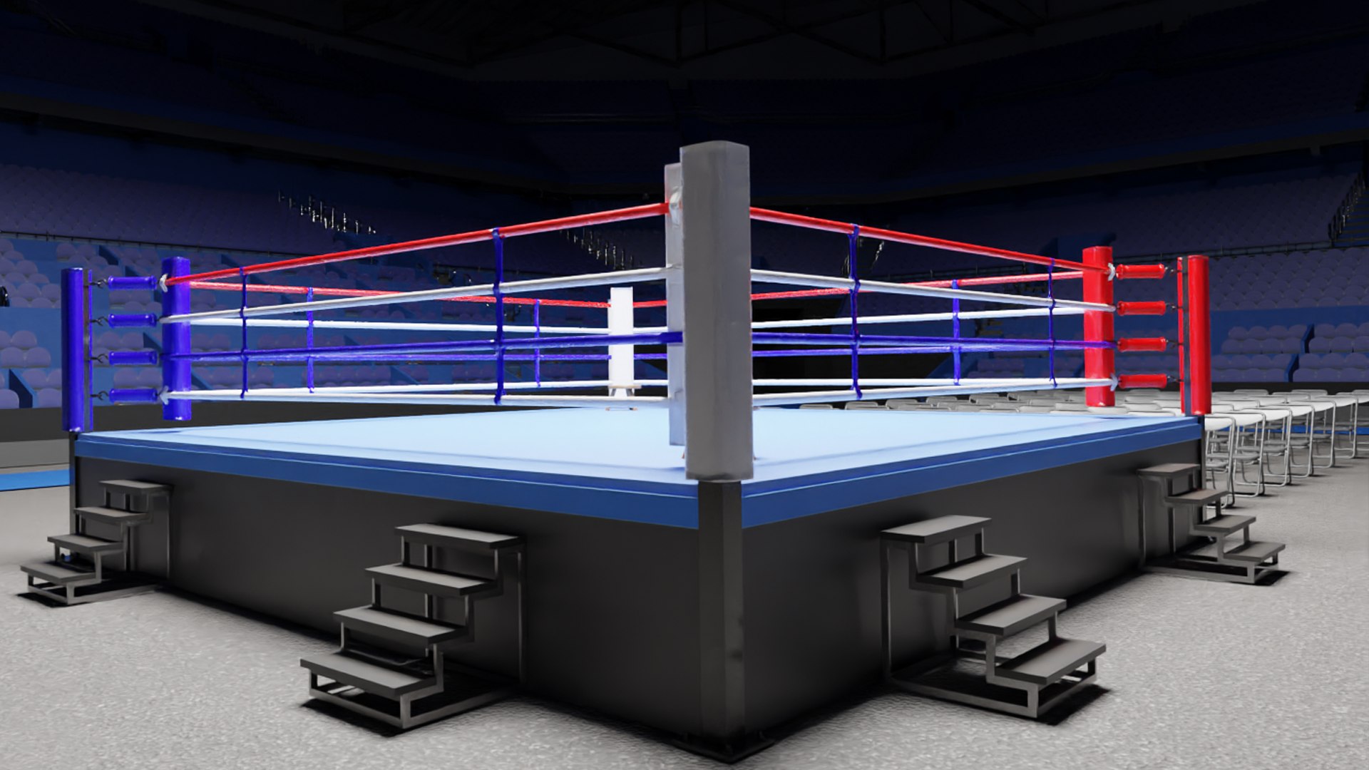 3D Boxing Arena - TurboSquid 2205363