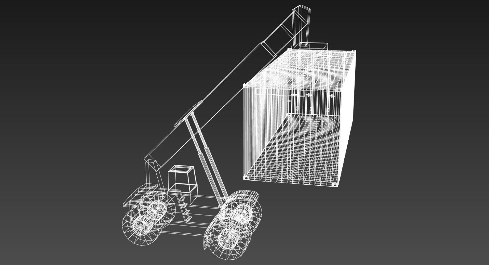 3D Container Loader Model - TurboSquid 1339373