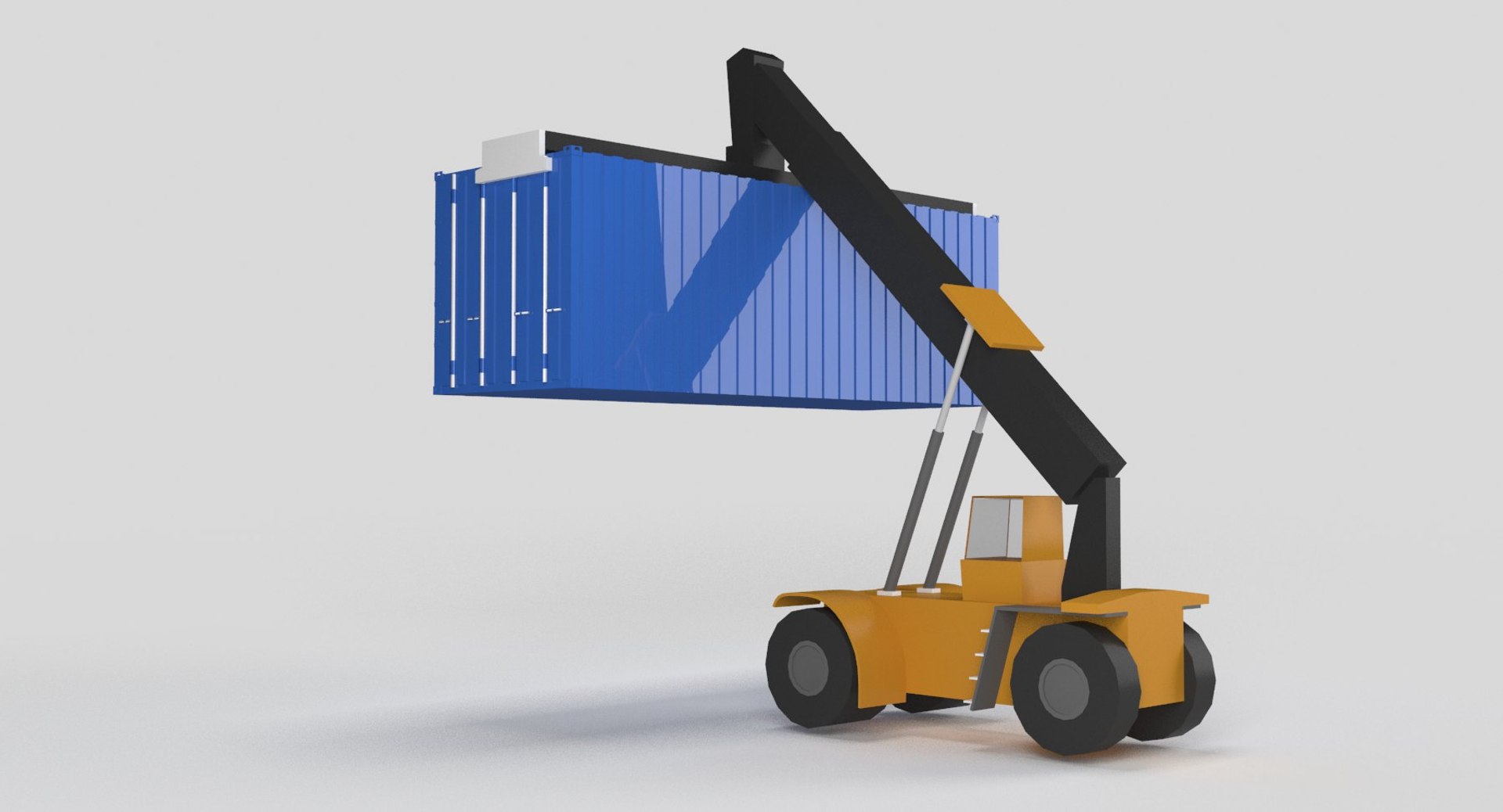 3D Container Loader Model - TurboSquid 1339373