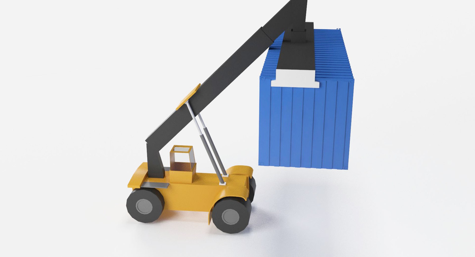 3D Container Loader Model - TurboSquid 1339373