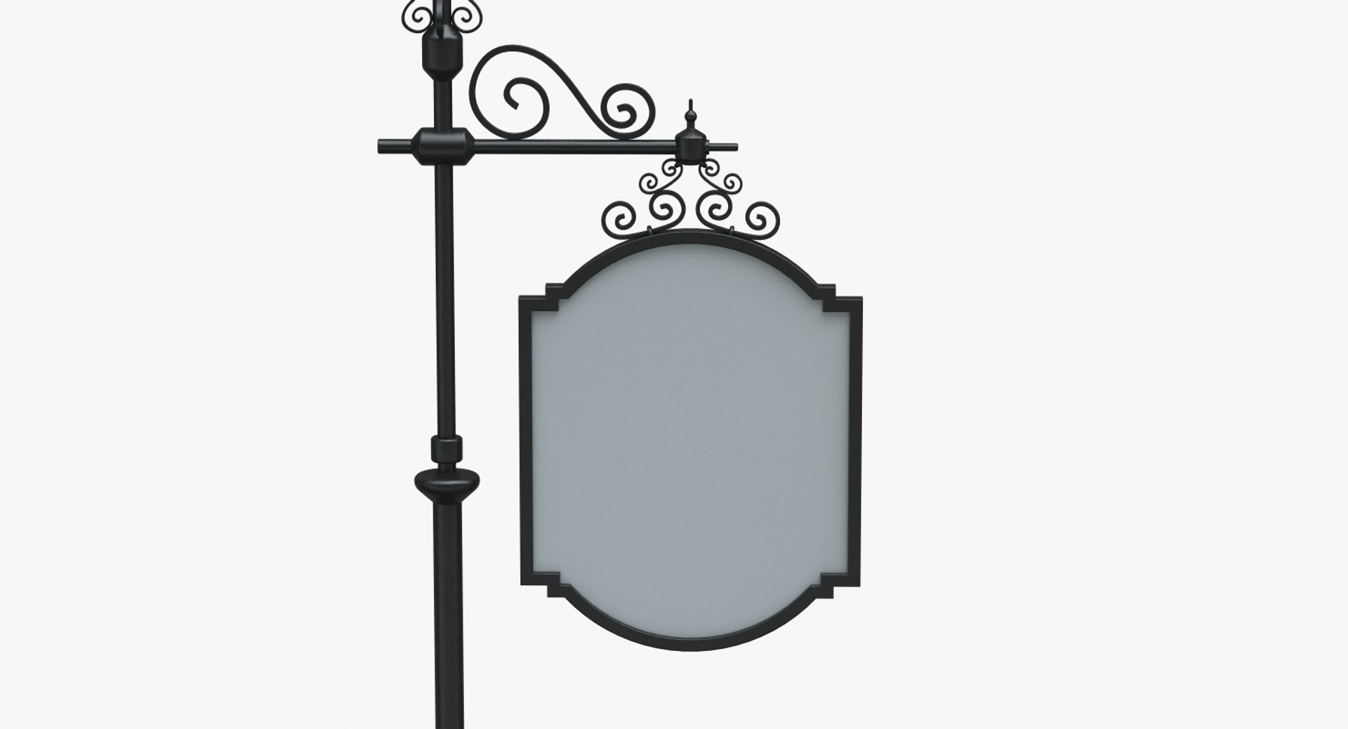 Outdoor Sign Model - TurboSquid 1167848