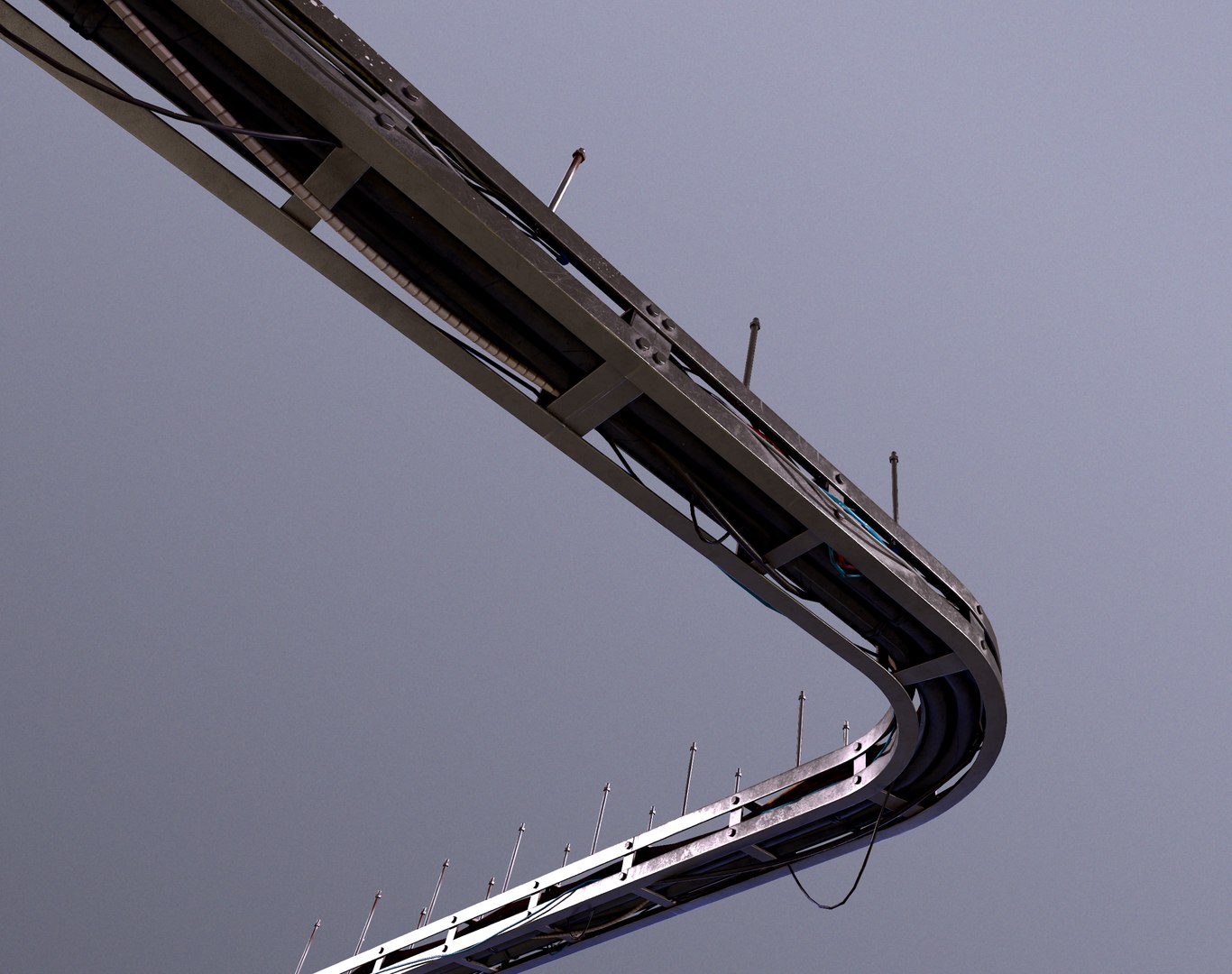 Cable Trays 3D Model - TurboSquid 2209617