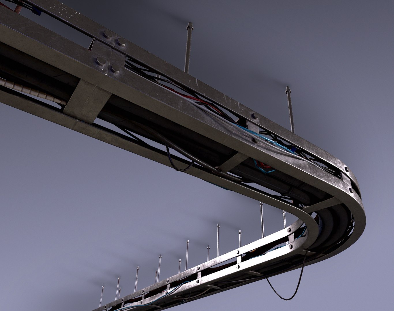 Cable Trays 3D Model - TurboSquid 2209617