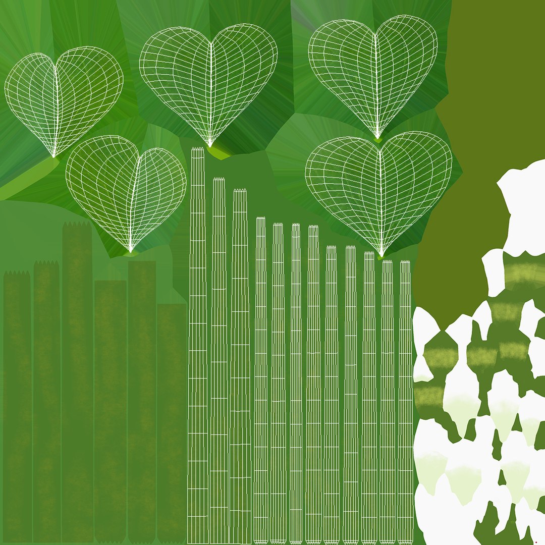 3D model green clover field - TurboSquid 1578120